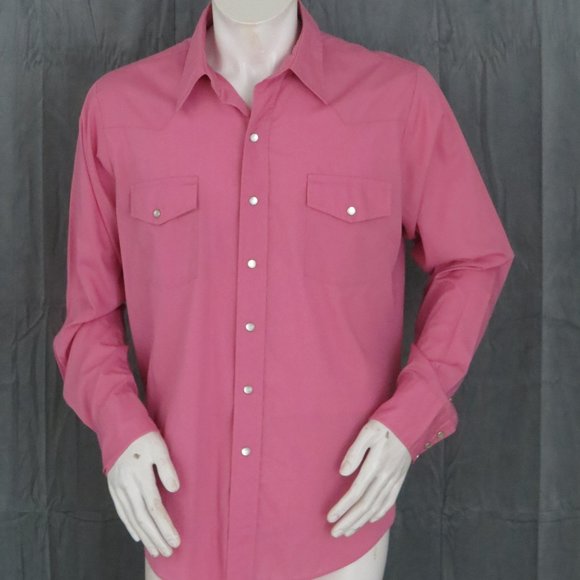 Modes by San Francsico | Shirts | Vintage Western Shirt Light Pink By ...